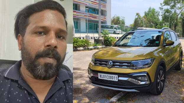 കാർ ഇടിച്ച് തെറിപ്പിച്ചെന്ന് യുവതി, സെക്യൂരിറ്റി ഉൾപ്പെടെയുള്ളവ ...