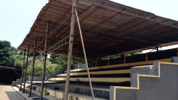 കായികോത്സവം: പ്രധാന പന്തലുയർന്നു - LOCAL - THRISSUR | Kerala Kaumudi Online